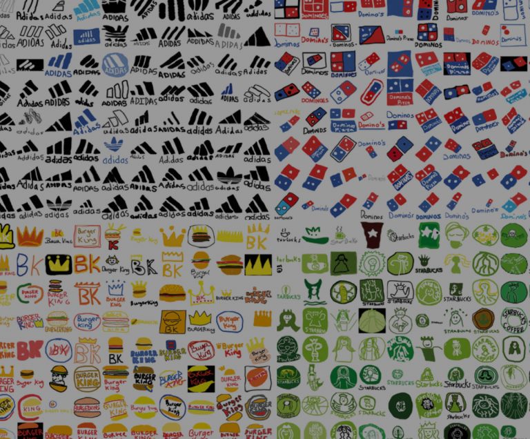 Grappig onderzoek laat mensen bekende logo's natekenen > XA design ...
